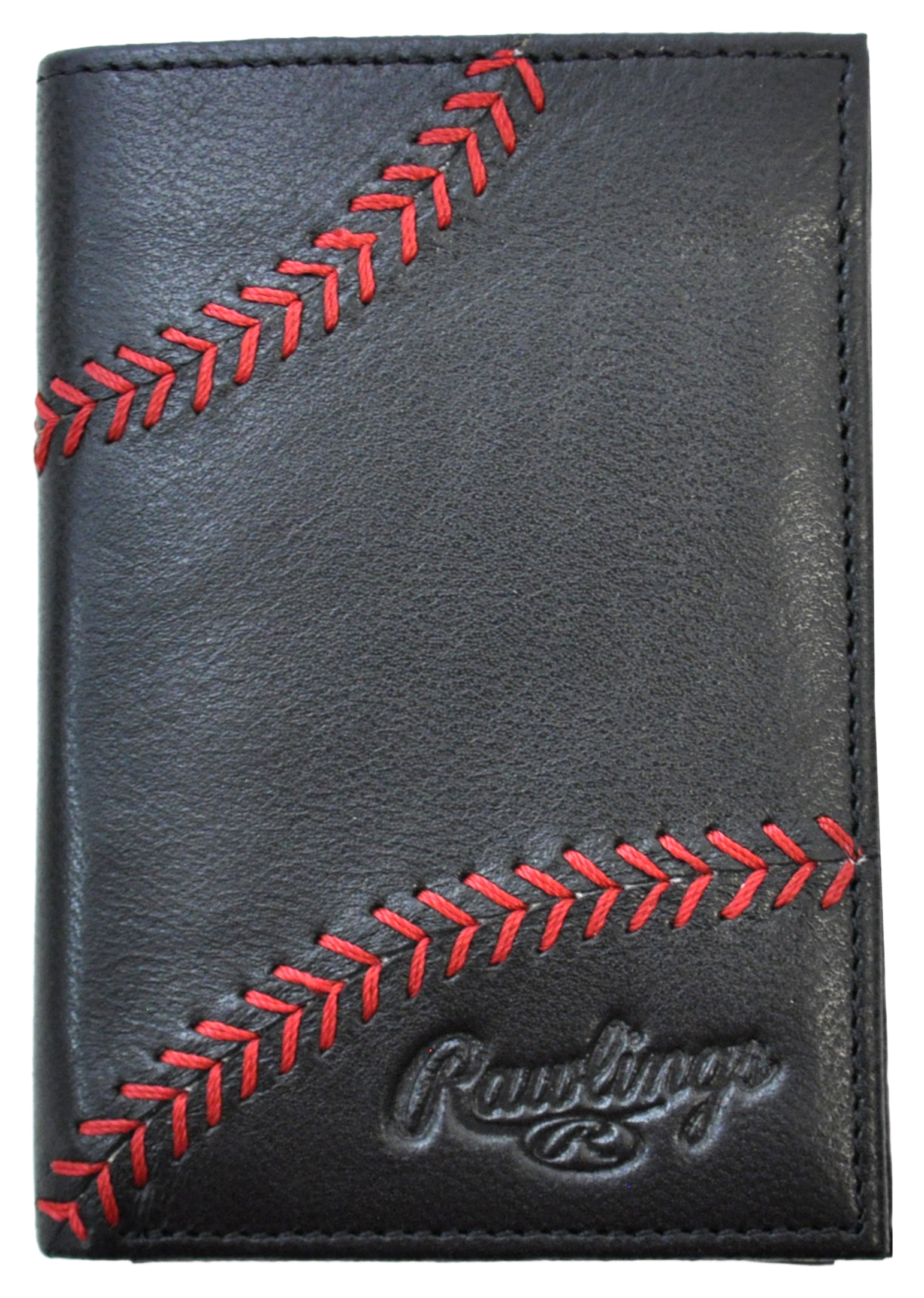 Rawlings Baseball Stitch Front Pocket BiFold Wallet with Money Clip ...
